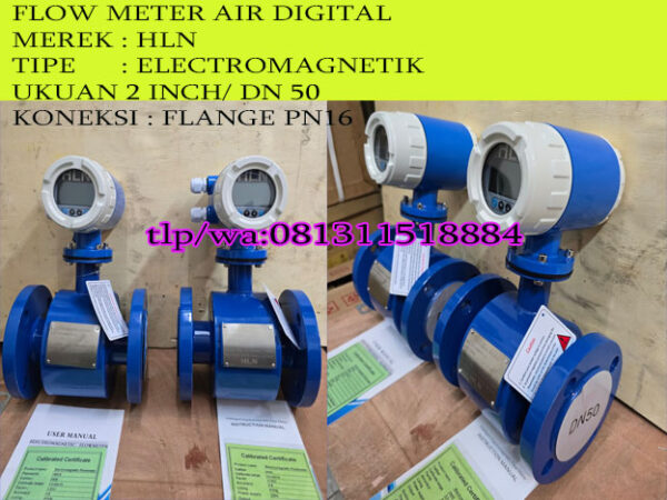 flow meter electromagnetic HLN | Ukuran 2 inch DN50 | Flowmeter Digital